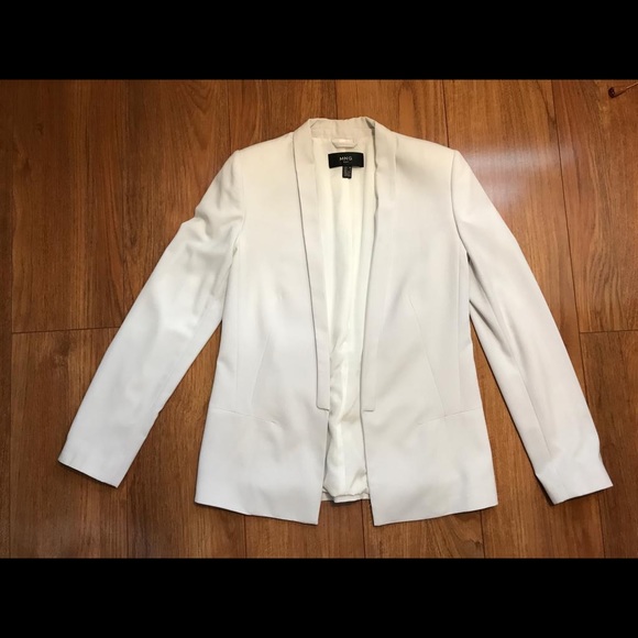 Mango | Jackets & Coats | Mango White Blazer | Poshmark